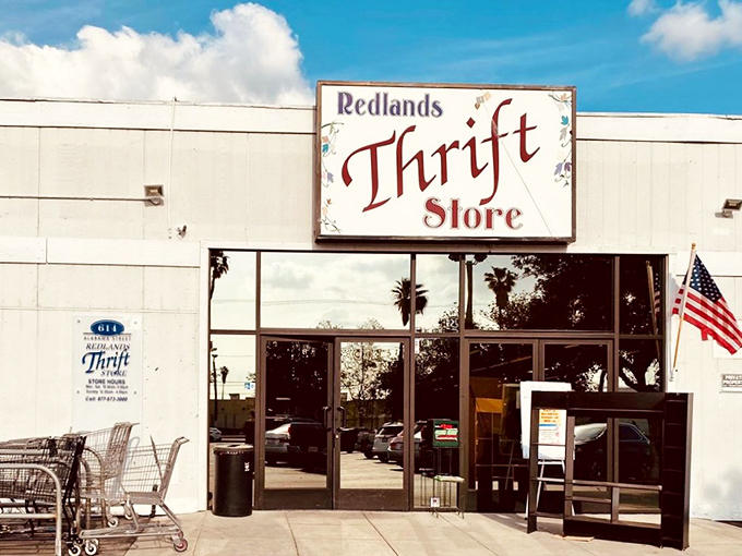 The unassuming exterior hides a treasure trove that would make any bargain hunter's heart skip a beat.