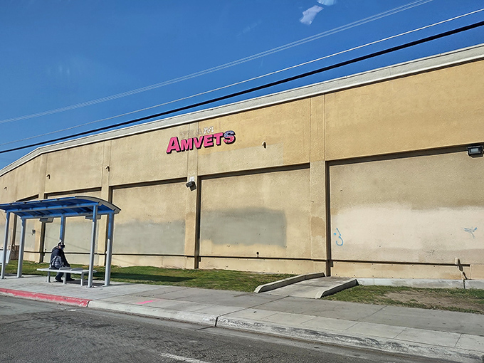The yellow facade with stone accents isn't just inviting—it's the gateway to a treasure hunter's paradise where one person's castoffs become another's discoveries.