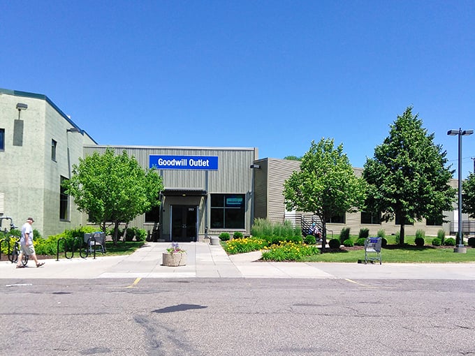 The unassuming exterior of bargain paradise &ndash; like finding out Warren Buffett lives in a modest home, the treasures inside defy the building's humble appearance.