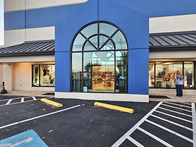 The unassuming exterior of Re-Uzit Shop hides a treasure trove within—like finding out your quiet neighbor is secretly a billionaire philanthropist.