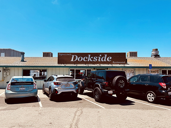 No fancy architectural flourishes here&mdash;just a humble exterior promising seafood treasures within. The kind of place where your taste buds, not Instagram, get the real reward.