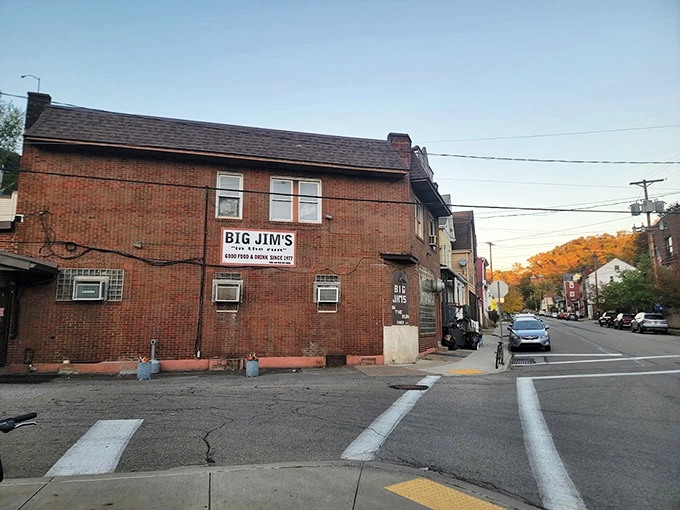 The unassuming brick exterior of Big Jim's in the Run might not scream "culinary destination," but locals know better. Pittsburgh's hidden treasures often come without fancy packaging.