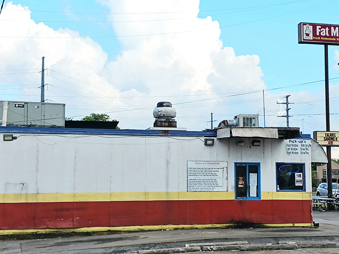 The humble blue and red exterior of Fat Mo's might not scream "culinary destination," but locals know this colorful shack houses Nashville's potato perfection.