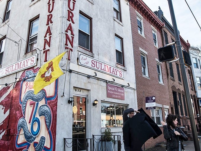 The corner landmark that launched a thousand breakfast dreams. Sulimay's iconic exterior stands proudly in Fishtown, promising comfort food that transcends trends.