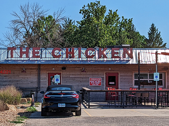 The bold red letters practically dare you to drive past without stopping. This rustic exterior houses some of Iowa's most crave-worthy comfort food.