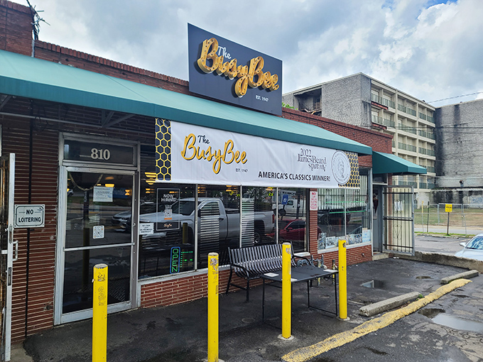 The unassuming storefront that's launched a thousand food pilgrimages. Atlanta's culinary landmark stands proudly on MLK Drive, yellow poles standing guard like sentinels of soul food.