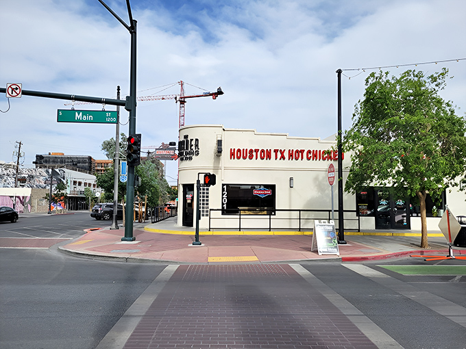 The historic Huntridge Building has found its fiery new purpose as home to Houston TX Hot Chicken, where Vegas heat isn't just about the weather.
