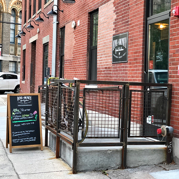 1. the fried chicken at this unassuming restaurant in pennsylvania is out of this world delicious