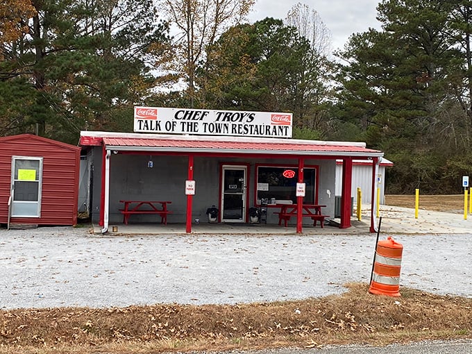 The unassuming red exterior of Chef Troy's might fool you, but locals know this humble building houses seafood treasures worth driving miles for.