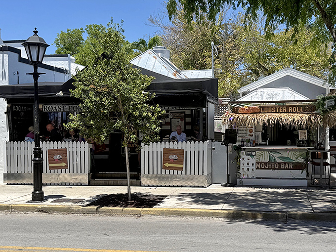 The white picket fence isn't keeping a secret&mdash;this tiny seafood haven on Duval Street has been discovered, and for good reason.