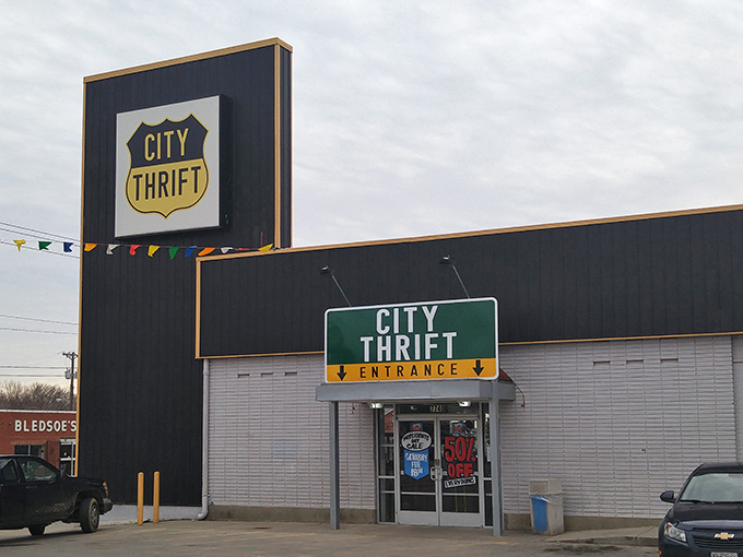 The unassuming exterior of City Thrift Waldo hides a universe of treasures inside, like a speakeasy for bargain hunters rather than bourbon drinkers.