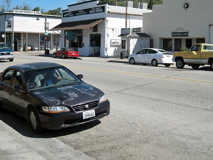 Julian's historic Main Street looks like a movie set, but there's nothing artificial about this gold rush town's authentic charm.