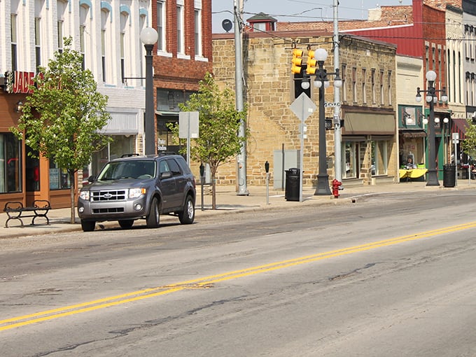 Marshall's historic downtown looks like a movie set, but those vintage storefronts and classic Ford pickup aren't props&mdash;they're everyday life in this architectural time capsule.