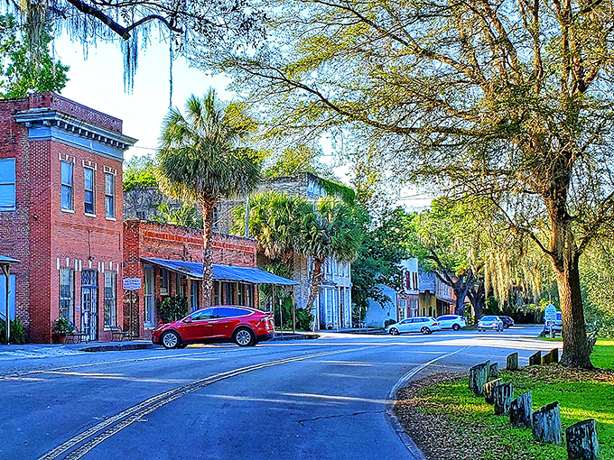 Cholokka Boulevard stretches before you like a living postcard, where Spanish moss drapes over historic buildings as if time decided to take a permanent vacation.