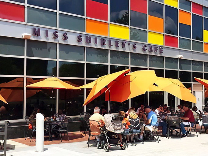 The line outside Miss Shirley's isn't a deterrent&mdash;it's the first course of your breakfast adventure. Worth every minute of the wait.