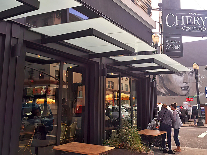 Those bright yellow umbrellas outside Cheryl's on 12th are like beacons of breakfast hope in Portland's often gray cityscape.