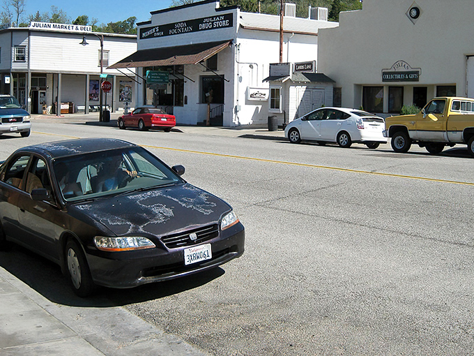 Julian's historic Main Street looks like a movie set, but there's nothing artificial about this gold rush town's authentic charm.