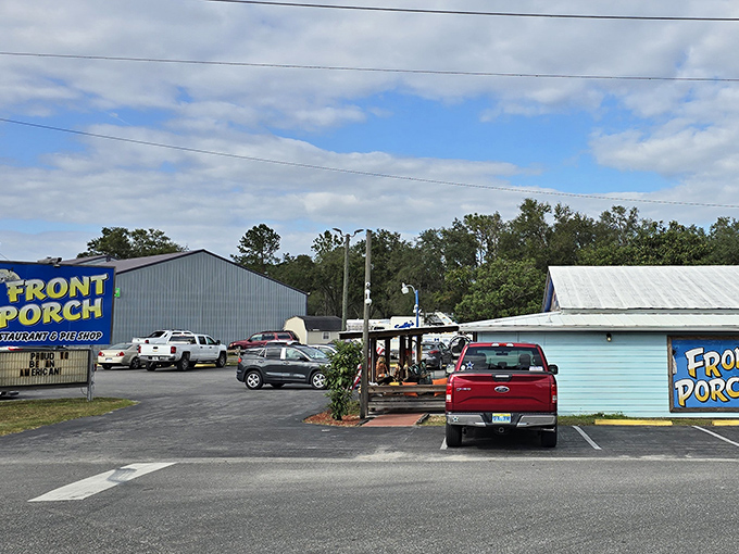 The unassuming exterior of Front Porch Restaurant in Dunnellon might not scream "culinary destination," but that's exactly why locals love keeping this gem to themselves.