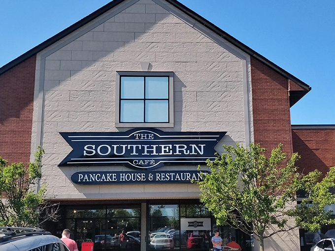 The Southern Cafe's charming farmhouse-inspired exterior promises comfort food treasures within. Worth the drive to Crest Hill!