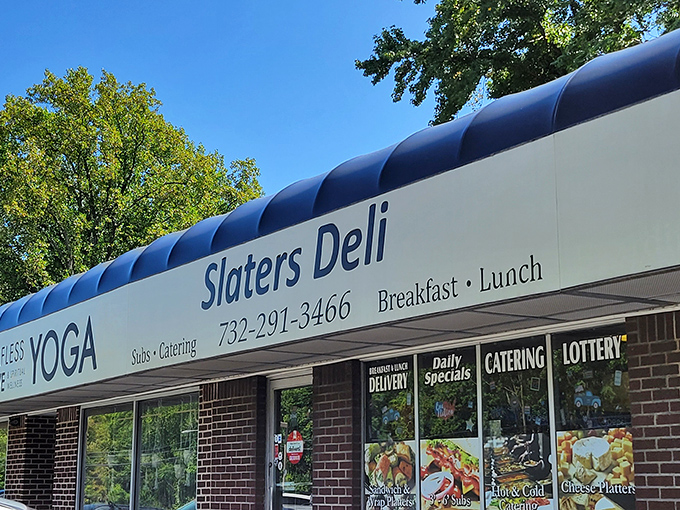 The unassuming brick fa&ccedil;ade of Slater's Deli hides culinary treasures within, like finding a Michelin star behind a convenience store sign.