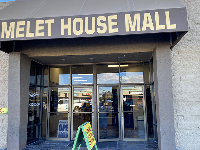 The modest storefront of Omelet House belies the extraordinary breakfast treasures waiting inside &ndash; like finding a culinary speakeasy in suburban Las Vegas.