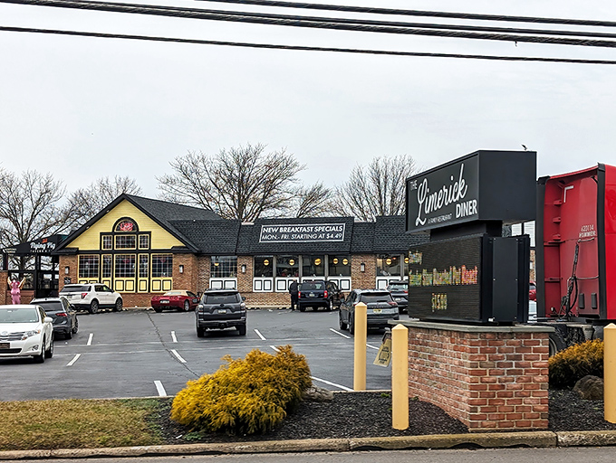 That brick exterior might look humble, but inside awaits culinary magic that'll make your taste buds do a happy dance.