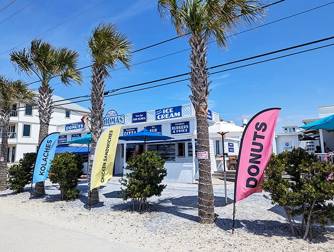 This unassuming beachside gem proves that the best culinary treasures often hide behind the most modest facades.