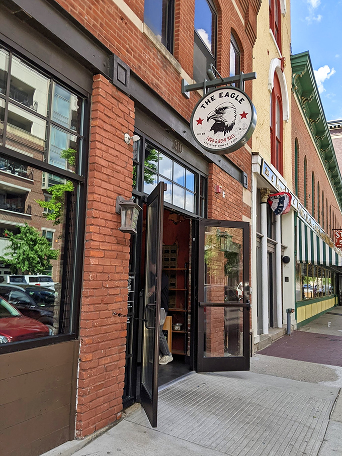 The Eagle's brick fa&ccedil;ade on Mass Ave beckons like an old friend, promising comfort food that'll make you forget your troubles&mdash;and possibly your diet.