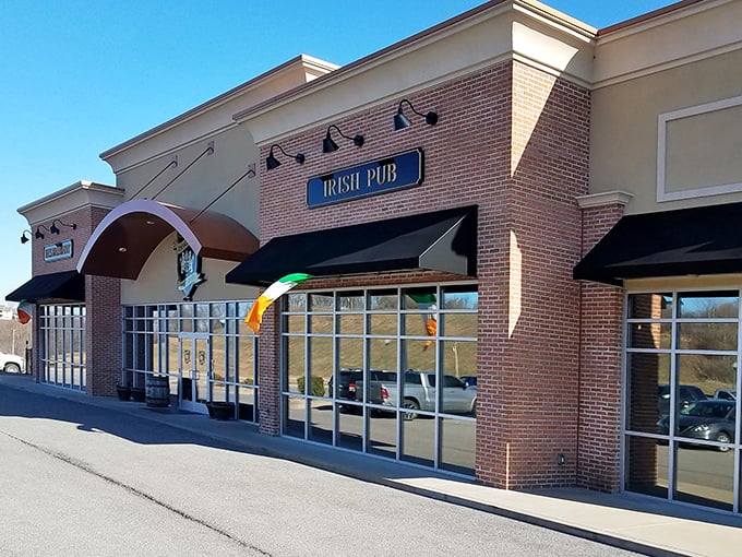 The Irish flag flutters like a welcome beacon outside this unassuming brick facade. Step inside and leave West Virginia behind for a wee bit of Dublin.