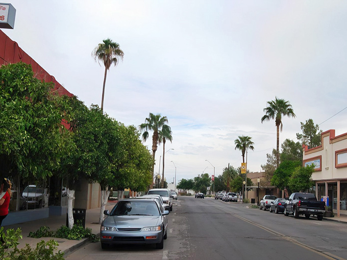 Downtown Casa Grande offers that perfect small-town charm with historic buildings and wide streets that won't drain your retirement fund just for parking.