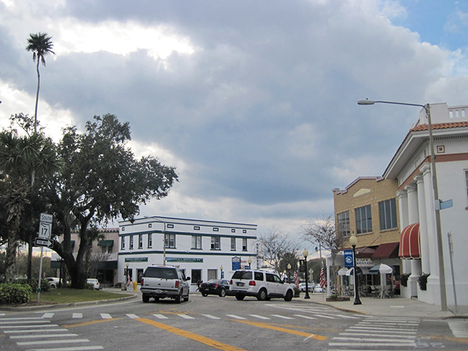 Sebring's historic downtown circle feels like a movie set where small-town America still thrives, complete with charming storefronts and zero parking meters in sight.