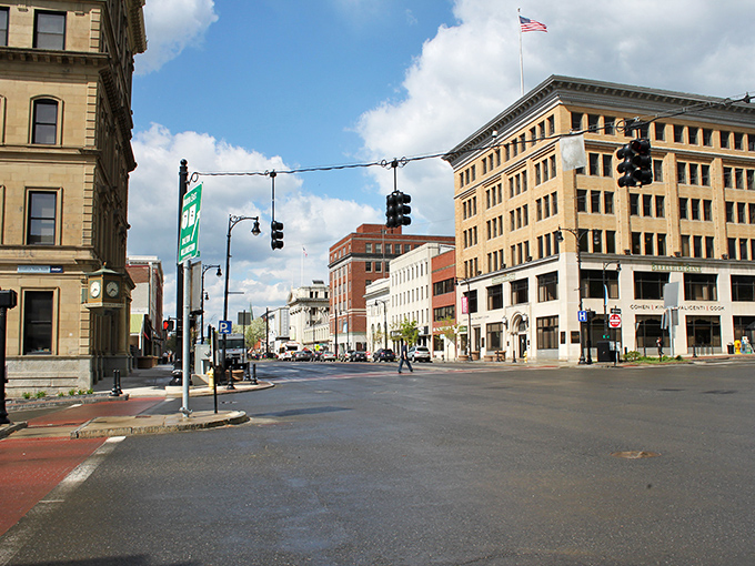 Pittsfield's downtown blends historic charm with modern practicality, where church spires and brick buildings create a postcard-perfect New England scene that's actually affordable.