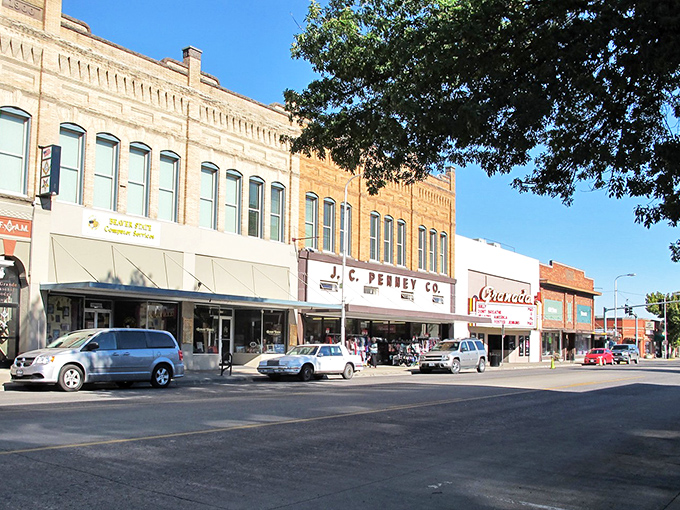 La Grande's historic downtown showcases colorful facades and preserved architecture, where your retirement dollars stretch further than your imagination once did.
