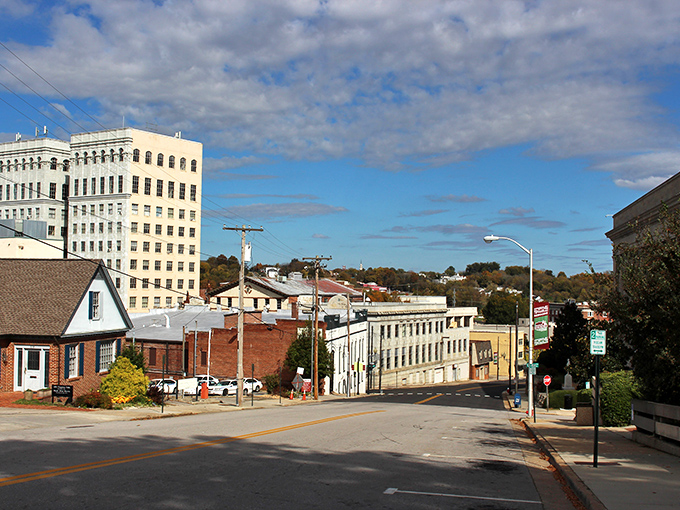 Danville's Main Street looks like a film set where Norman Rockwell and Edward Hopper might meet for coffee, complete with historic brick facades and small-town charm.