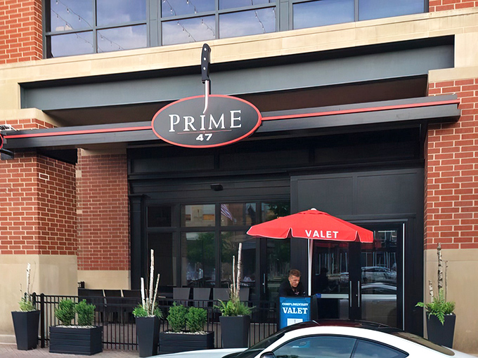 The unassuming brick exterior of Prime 47 hides a carnivore's paradise within. Like finding a diamond in a strip mall, this Carmel gem beckons with understated elegance.