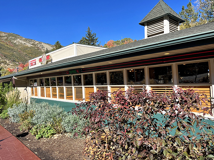 Nestled in Emigration Canyon like a culinary oasis, Ruth's Diner beckons hungry travelers with mountain views that rival the food for your attention.
