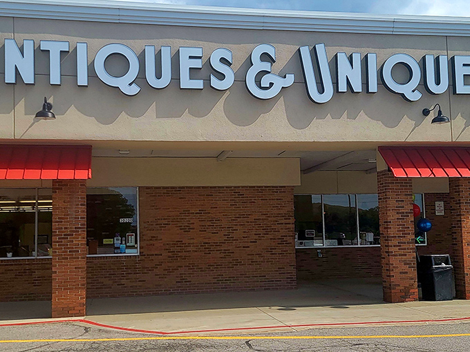 The unassuming storefront with its bold lettering and jaunty red awnings gives just a hint of the wonderland waiting beyond those doors.