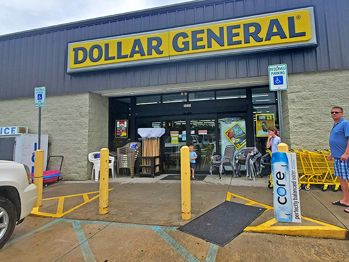 That iconic yellow sign against the Alabama sky isn't just a logo&mdash;it's a beacon of budget-friendly possibility in Coden's retail landscape.