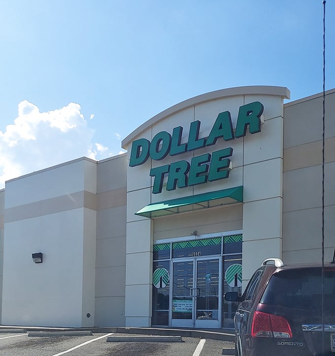 The iconic green and white signage beckons bargain hunters like a retail lighthouse on Charlotte Pike. No fancy frills, just pure shopping potential waiting inside.