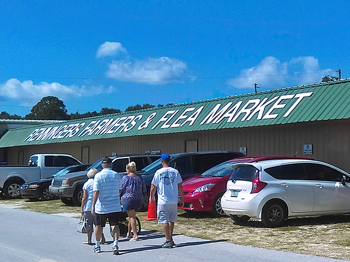 The green-roofed wonderland beckons! Treasure hunters make their pilgrimage to Renninger's, where Florida's best bargains await under those iconic signs.