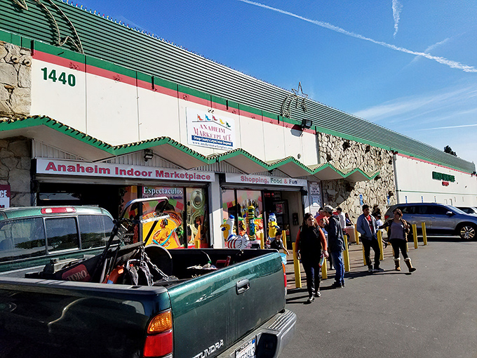 The unassuming exterior of Anaheim Marketplace hides a universe of treasures within, like finding Narnia in a suburban strip mall.