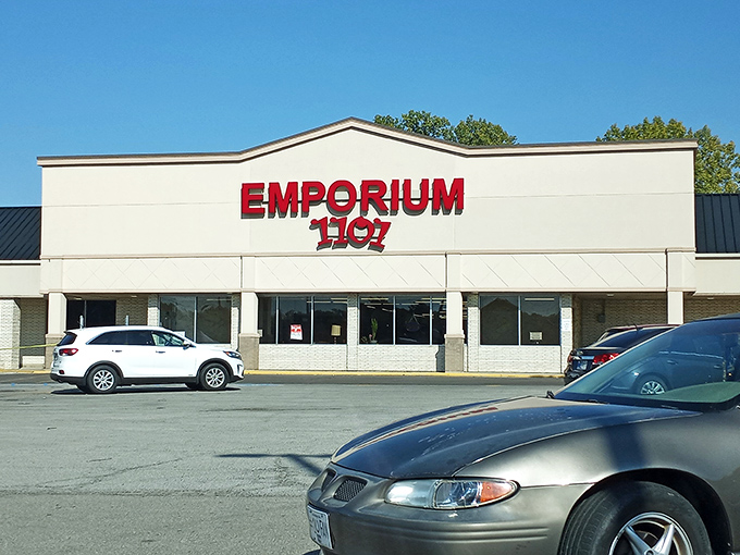 The unassuming exterior of Emporium 1101 hides a universe of treasures within, like a retail TARDIS waiting to transport you to shopping dimensions unknown.