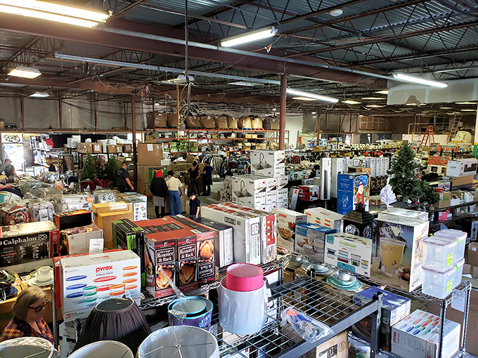 Welcome to bargain heaven! Treasures For Less in Houston offers a warehouse wonderland where your shopping cart becomes a treasure chest.
