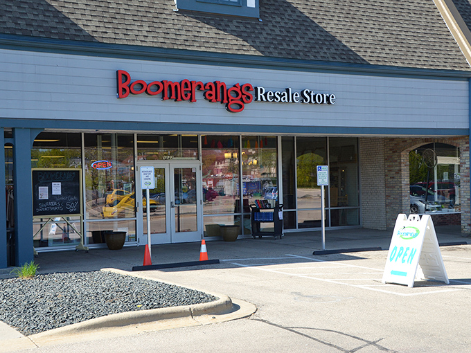 The Tudor-style facade of Boomerangs Resale Store might look modest, but inside awaits a treasure hunter's paradise that puts ordinary retail to shame.