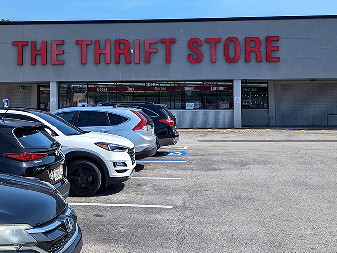 The red letters practically shout "treasure awaits inside" &ndash; and trust me, they're not lying about what's coming.