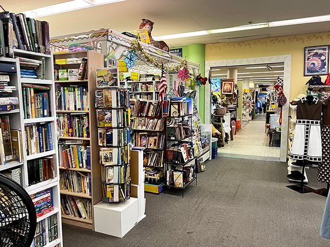 The retro facade of Eastbrook beckons like a siren song to bargain hunters. Behind those walls lies a treasure trove waiting to be discovered.