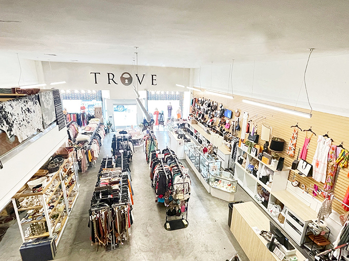 Step into retail paradise where every rack holds the promise of your next favorite outfit discovery.
