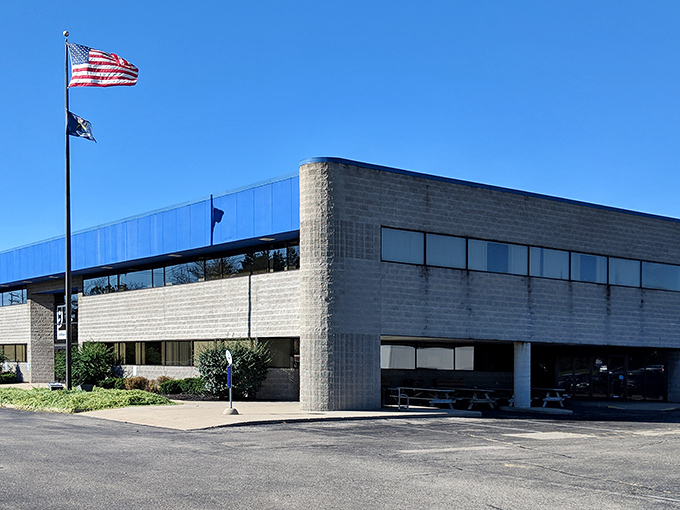 The blue-fronted fortress of frugality beckons bargain hunters to Grandville's treasure trove, where Michigan's most determined thrifters converge for legendary deals.