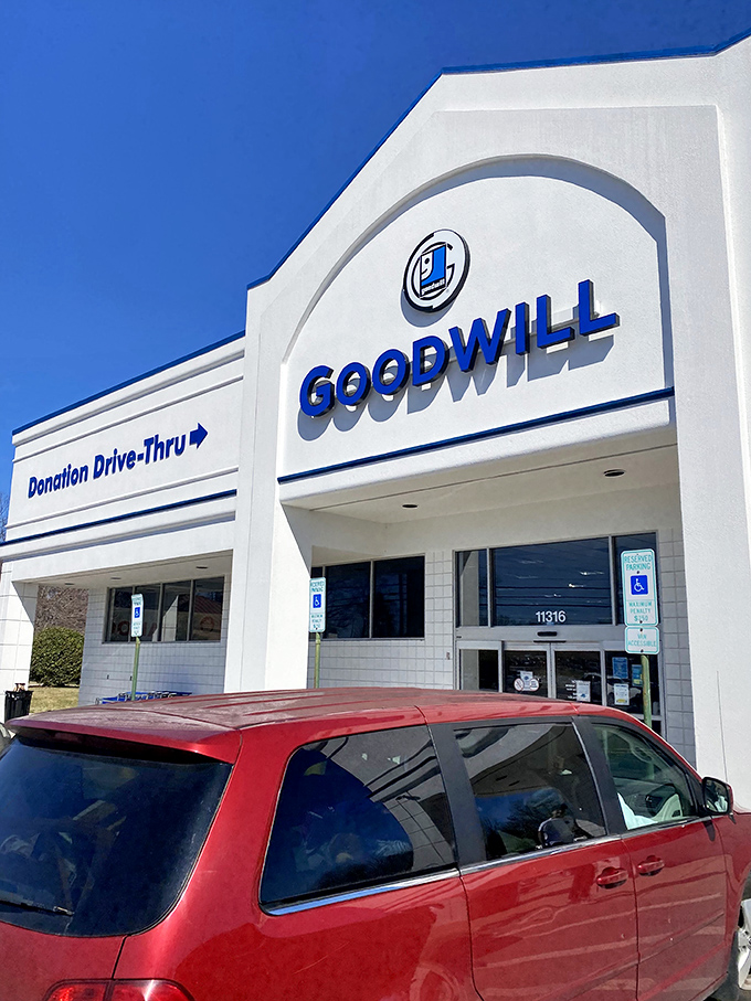 The gleaming white fa&ccedil;ade of Archdale's Goodwill beckons like a bargain-hunter's North Star, promising treasures within that won't break the bank.