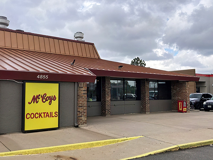 McCoy's iconic sign stands like a beacon of comfort food, promising "Breakfast Served All Day" &ndash; the three most beautiful words in the English language after "chocolate lava cake."